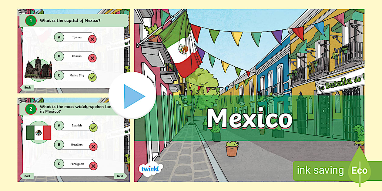 Mexico PowerPoint Quiz (teacher made) - Twinkl