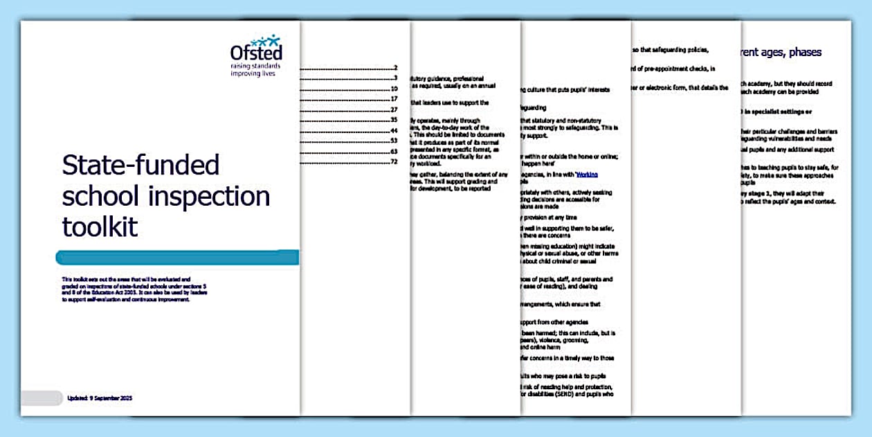 Ofsted: School Inspection Toolkit