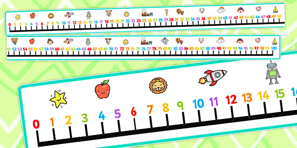 Giant Number Line 7 Metres (teacher made) - Twinkl