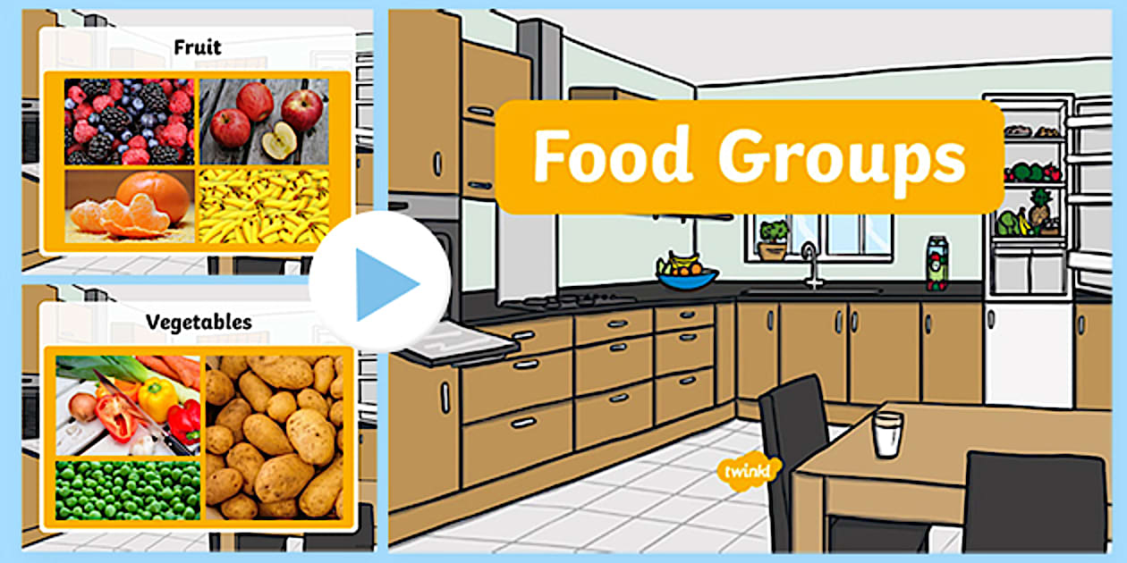 Food Groups Photo PowerPoint | Teaching Resource - Twinkl