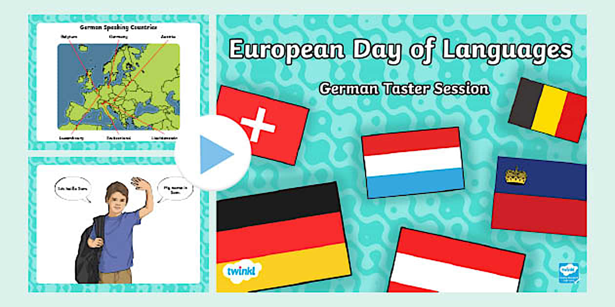 European Day of Languages (German) PowerPoint - Twinkl