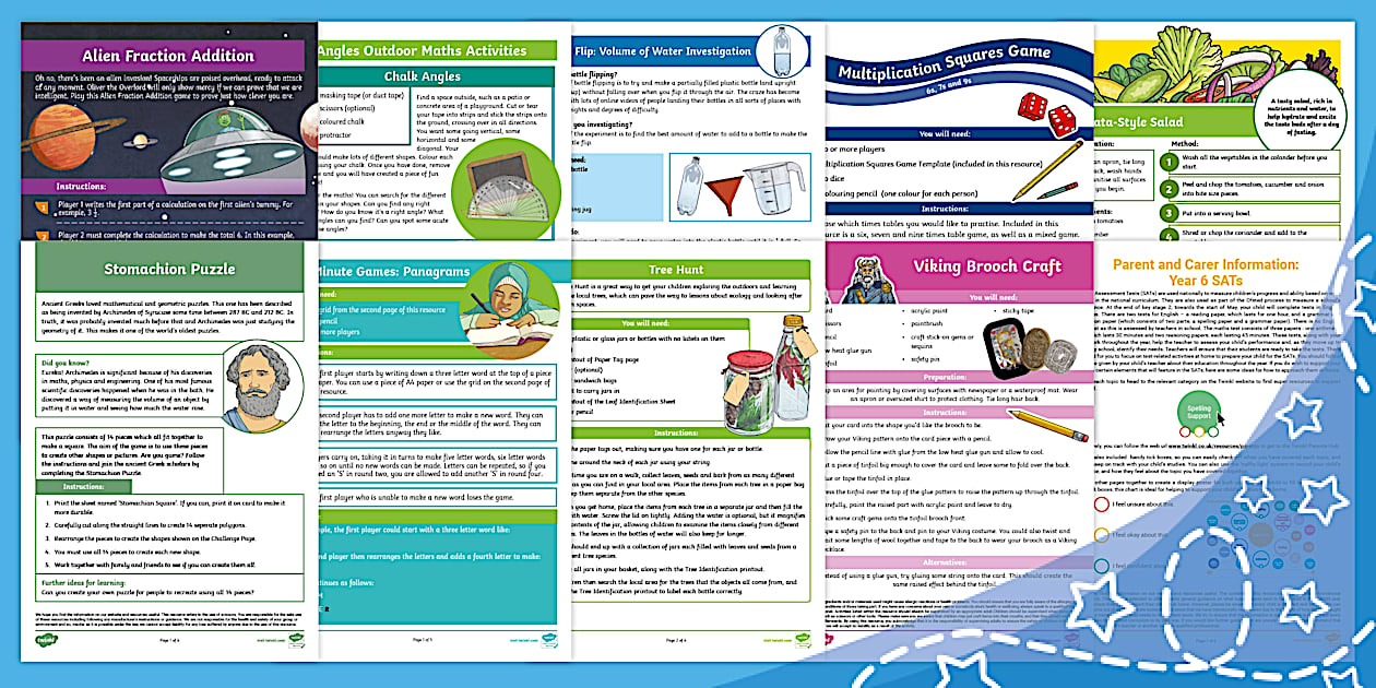 Parents' Taster Pack (Ages 7 - 11) - Twinkl