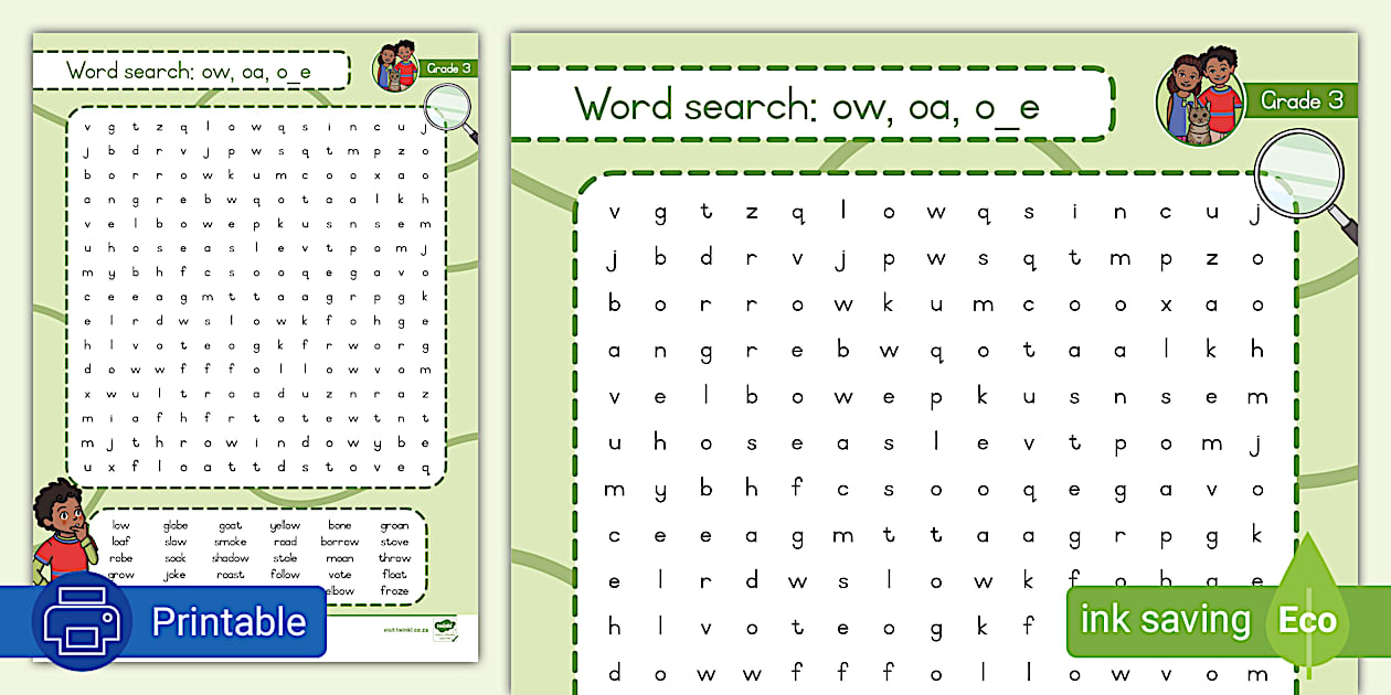 ow Phonics | Grade 3 Resources | Twinkl ZA (teacher made)