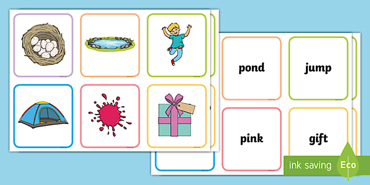 Editable Phase 4 Mixed Words Matching Activity - Twinkl