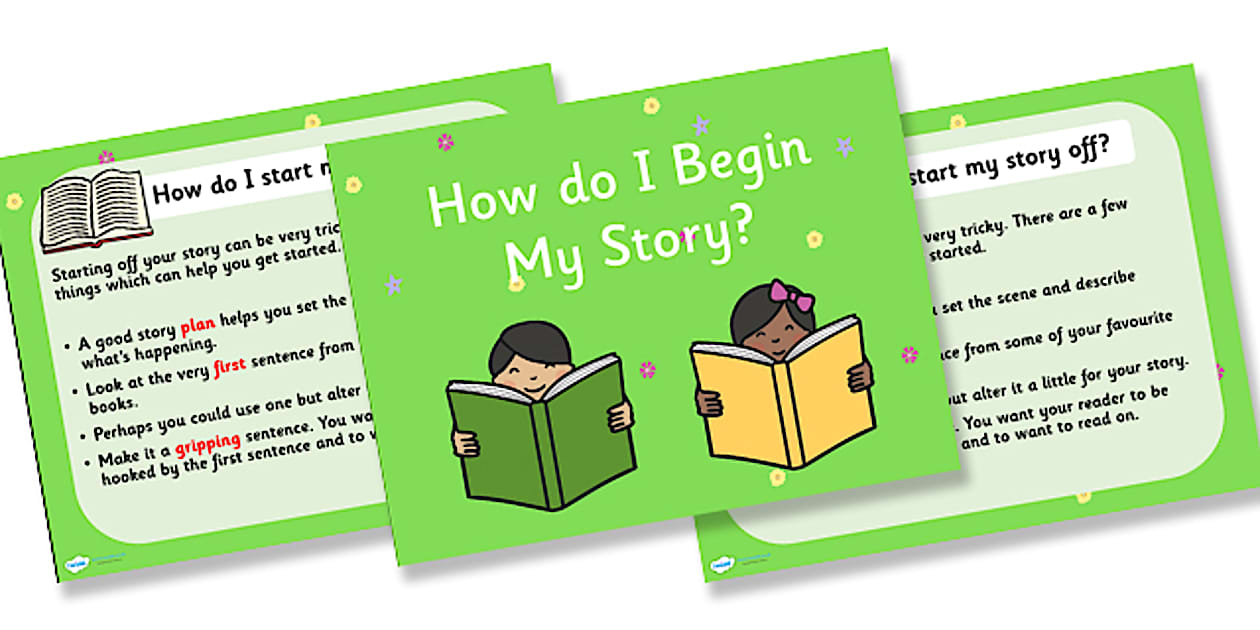 Story Starters PowerPoint Task Setter (teacher made)