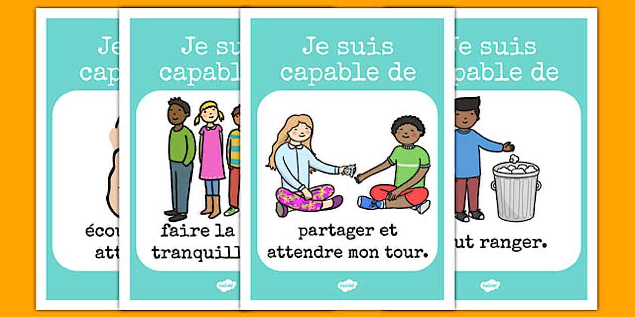Good Manners Posters French - Twinkl