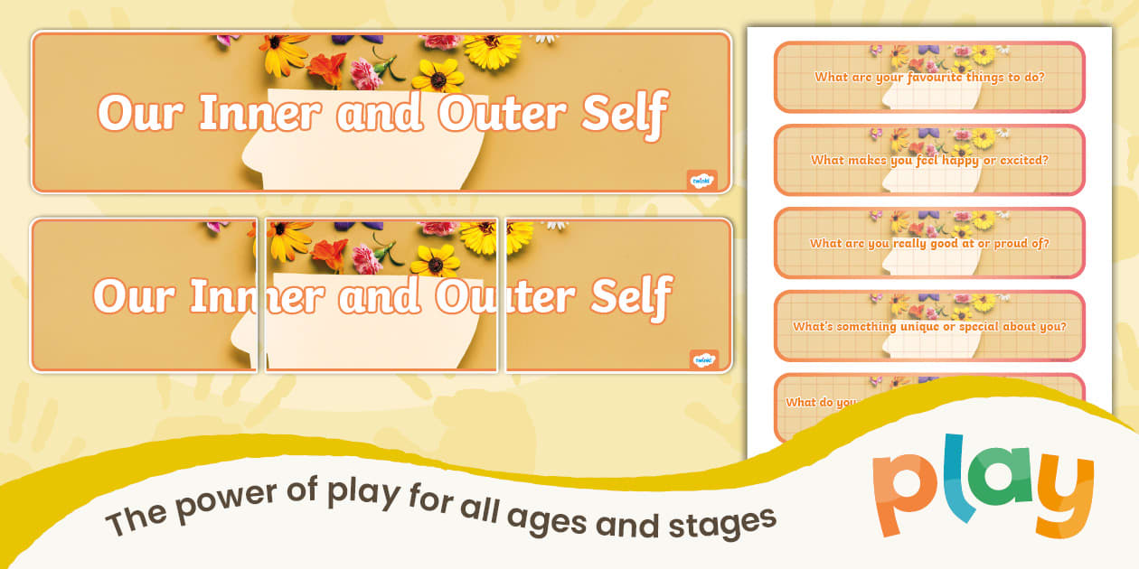 My Inner and Outer Self-Portrait Activity Pack - Twinkl