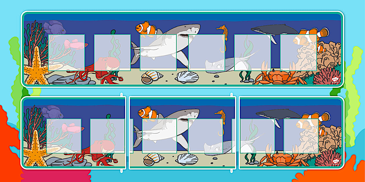 Under The Sea Themed Visual Timetable | Parents Display