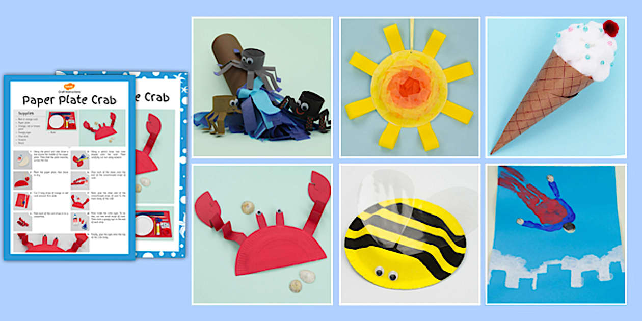 Summer Holidays Craft CfE First Level Activity Pack - Twinkl
