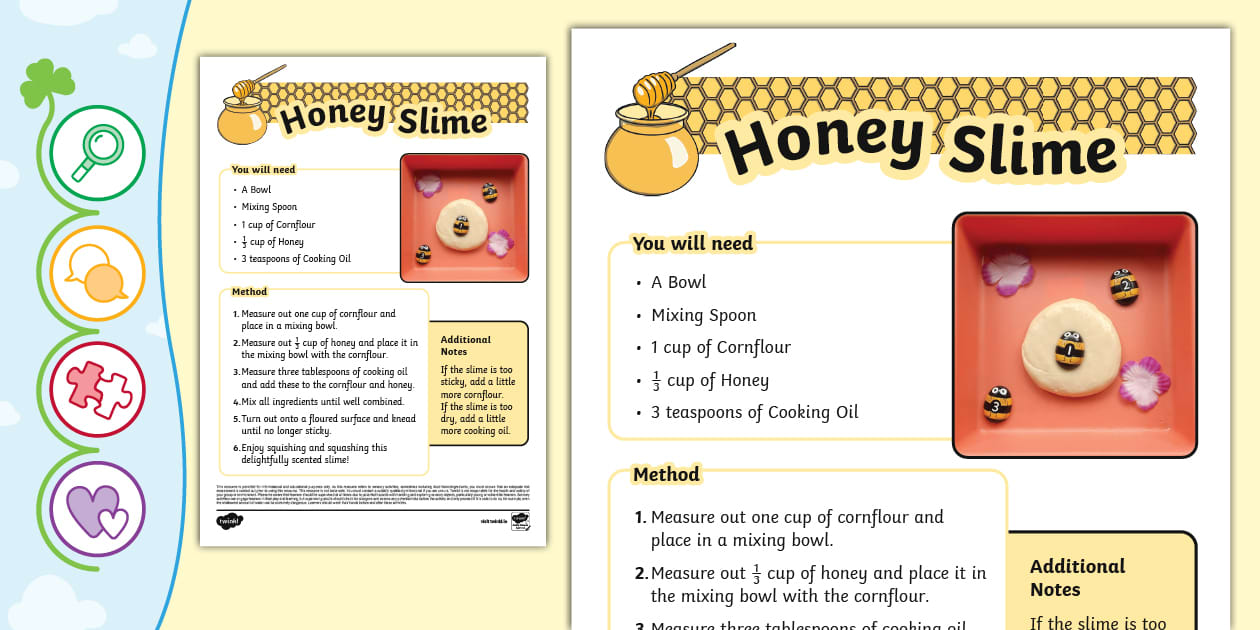 Honey Slime (teacher made) - Twinkl