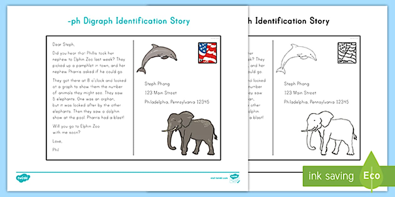-ph Digraph Identification Story - Twinkl -ph Digraph Identification Story - Twinkl