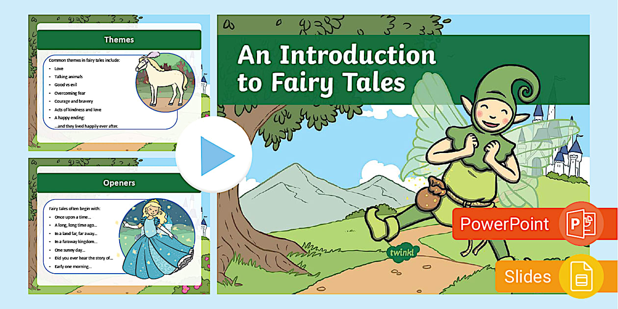 Introduction to Fairy Tales PowerPoint (teacher made)