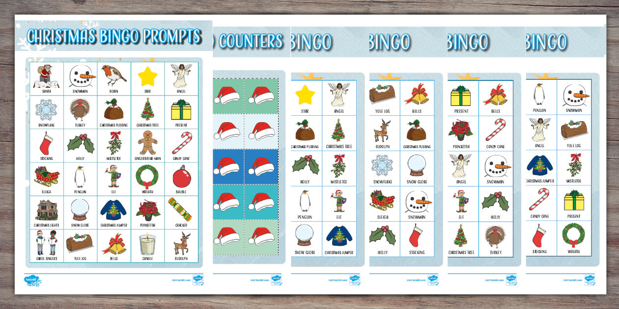 Christmas Bingo Game Printable | Twinkl Party (teacher made)