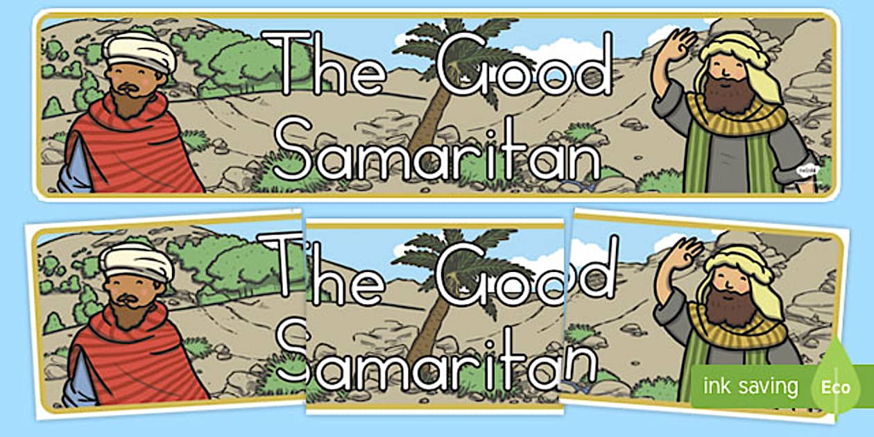 The Good Samaritan Banner - Twinkl