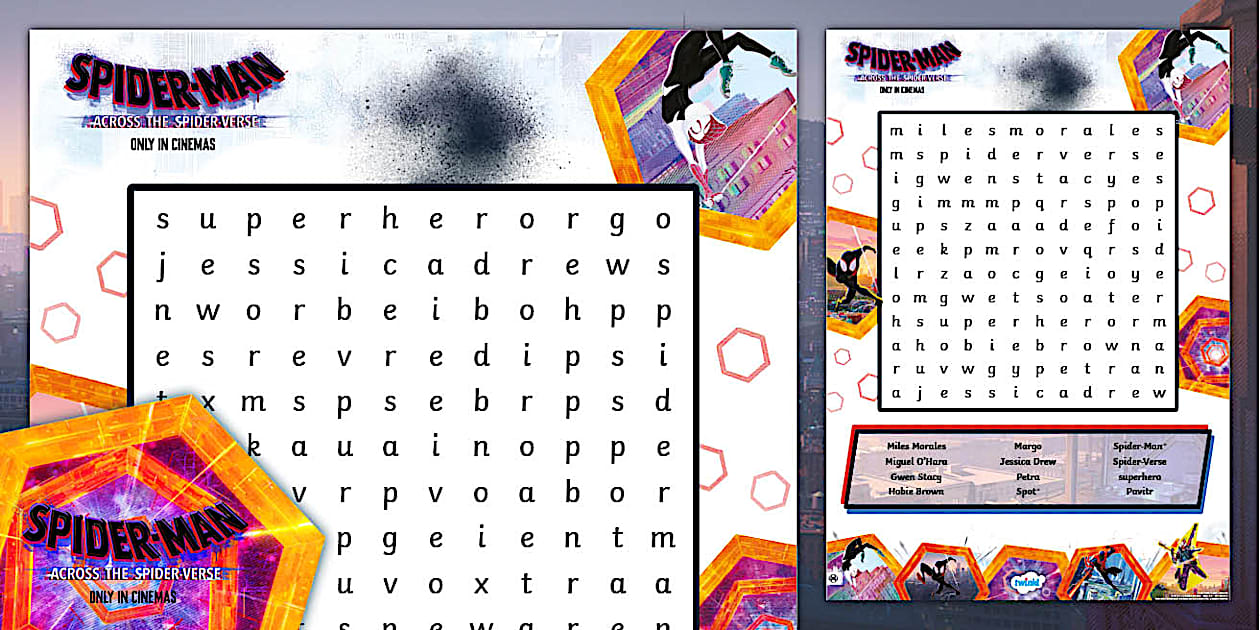 FREE! - Spider-Man™: Word Search [Ages 7-11] - Twinkl