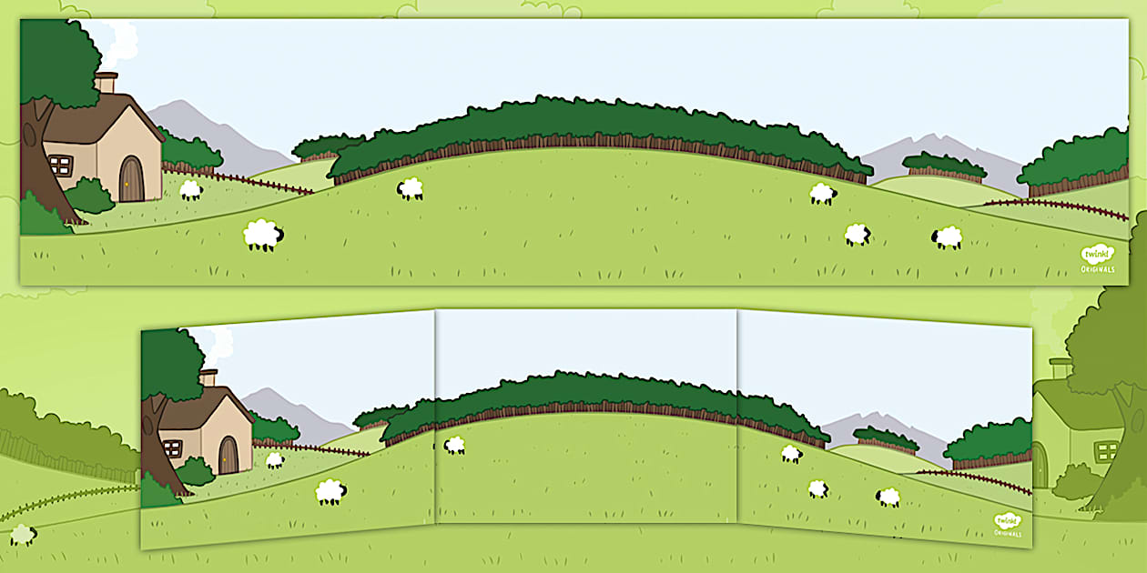 Fee! Fi! Fo! Fum! Small World Background (teacher made)