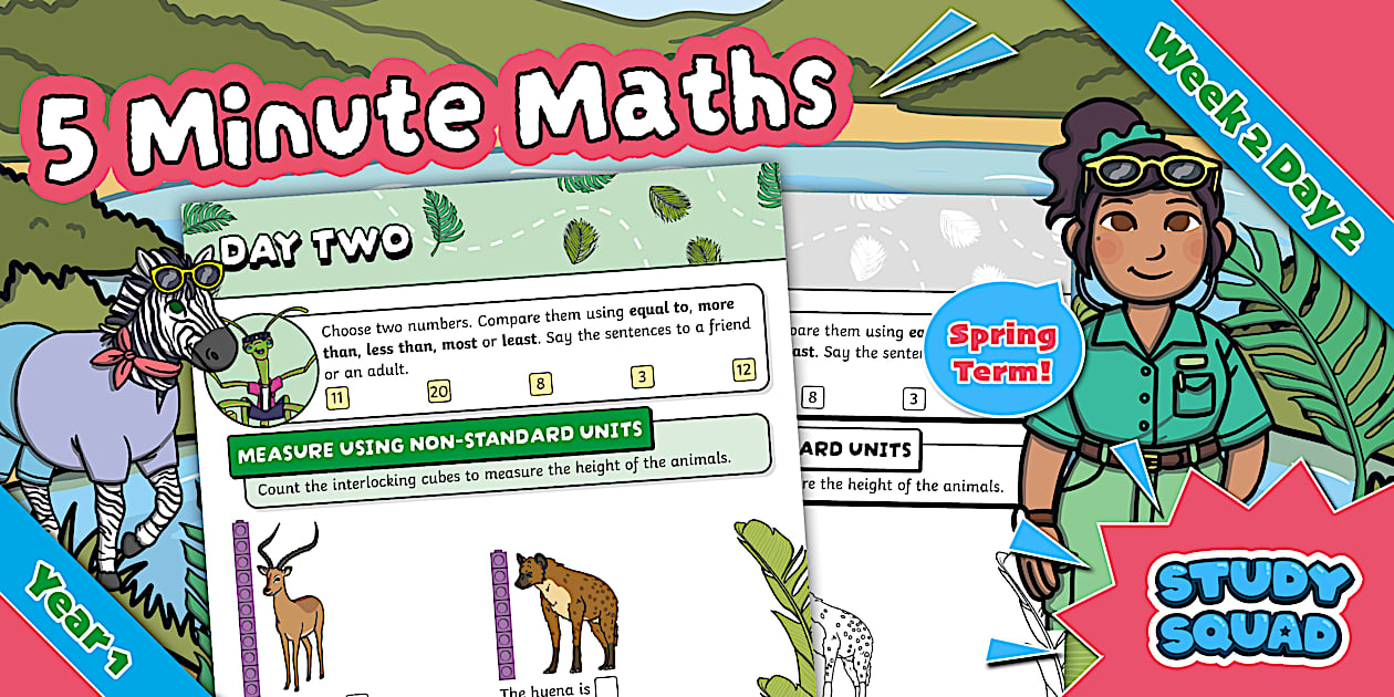 👉 Study Squad 5 Minute Maths - Year 1 Spring - Week 2 Day 2