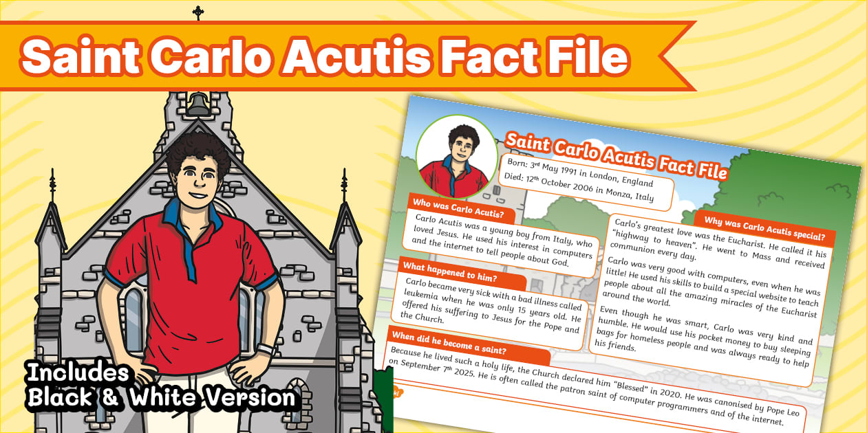 Saint Carlo Acutis Fact File
