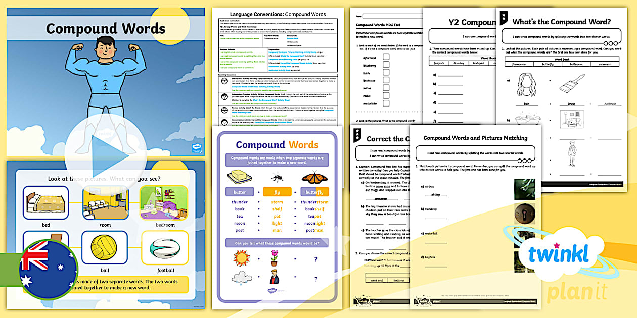 Conventions of Standard English | Compound Words Lesson