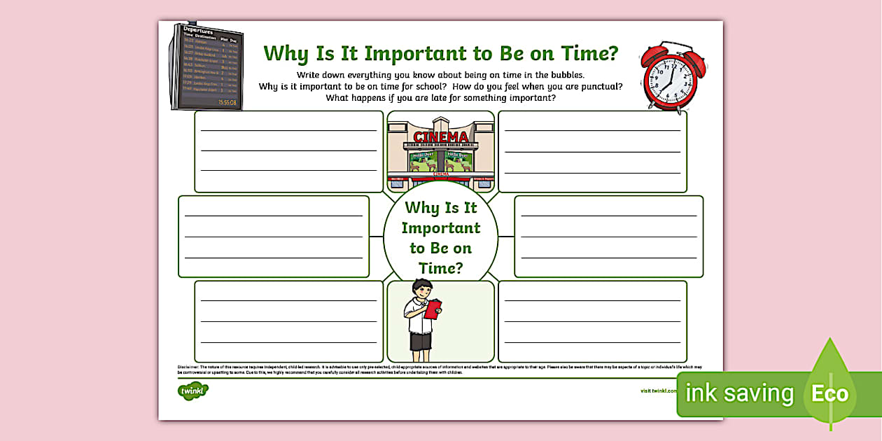 Punctuality Worksheets | Teaching the Meaning of Punctuality