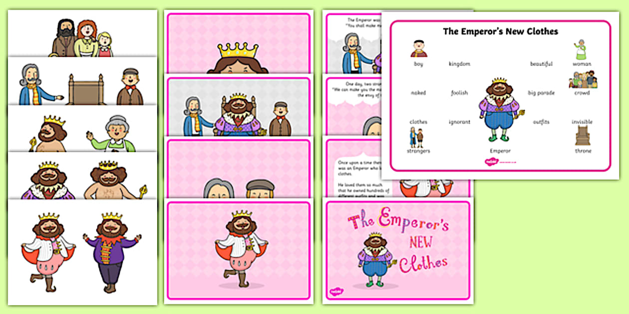 The Emperor's New Clothes Story Sack (teacher made) - Twinkl