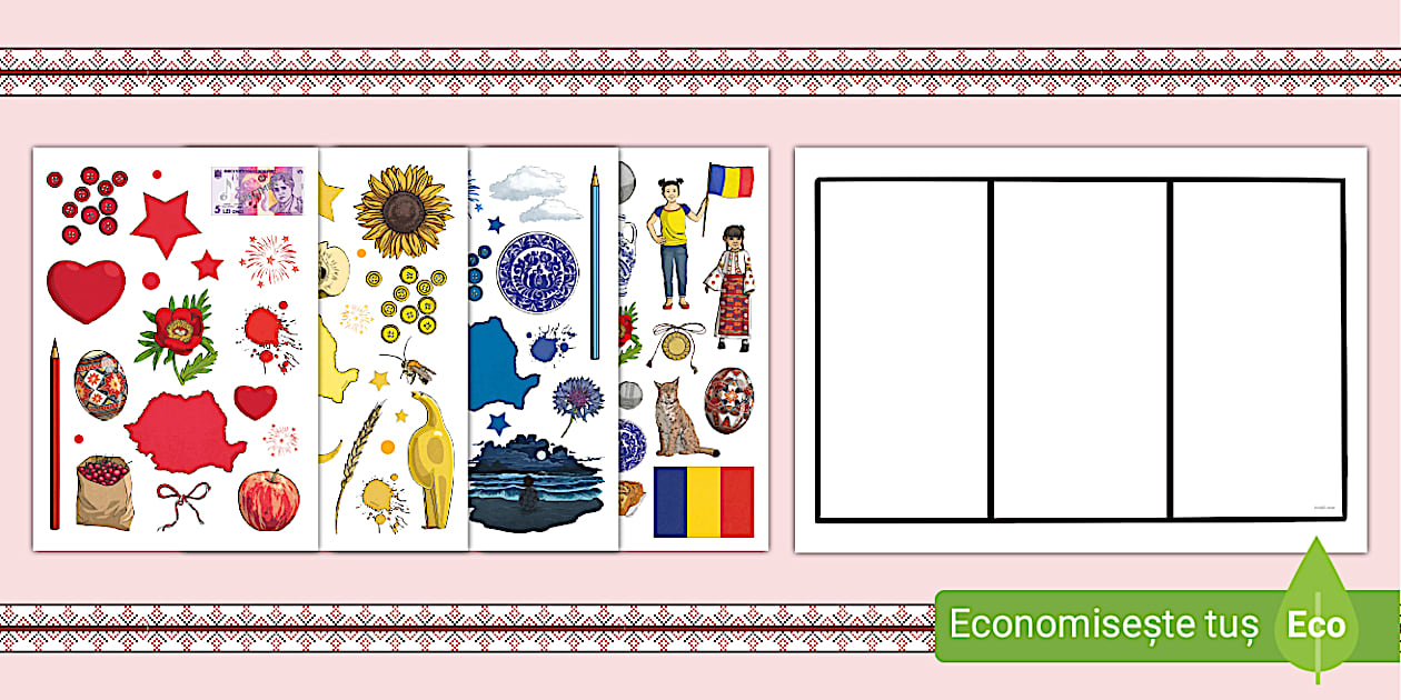Steagul României – Colaj (Teacher-Made) - Twinkl