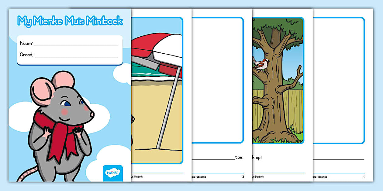 Mienke Muis: Kyk, Lees en Voorspel (Teacher-Made) - Twinkl