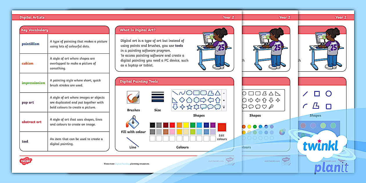 Computing: Digital Artists: Year 2 Knowledge Organiser