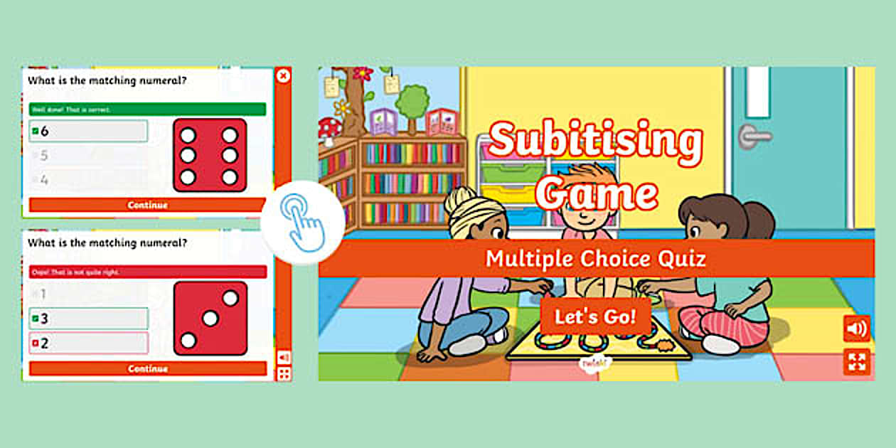 Interactive Subitising Game (teacher made) - Twinkl