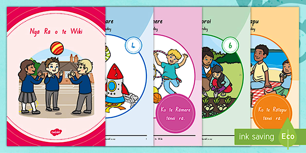 Ngā Rā o te Wiki Booklet - Twinkl