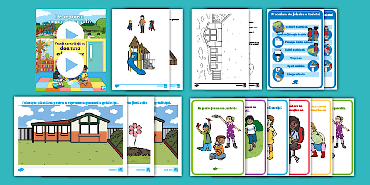 Activități cu tema „Grădinița mea” - grupa mică | Twinkl RO