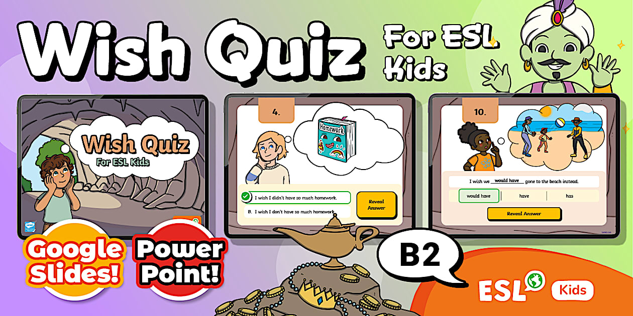 ESL Wish Quiz [Kids, B2]