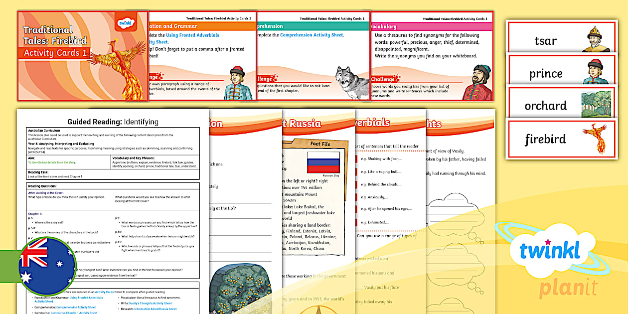 Year 5 Traditional Tales: Firebird Guided Reading Session 1