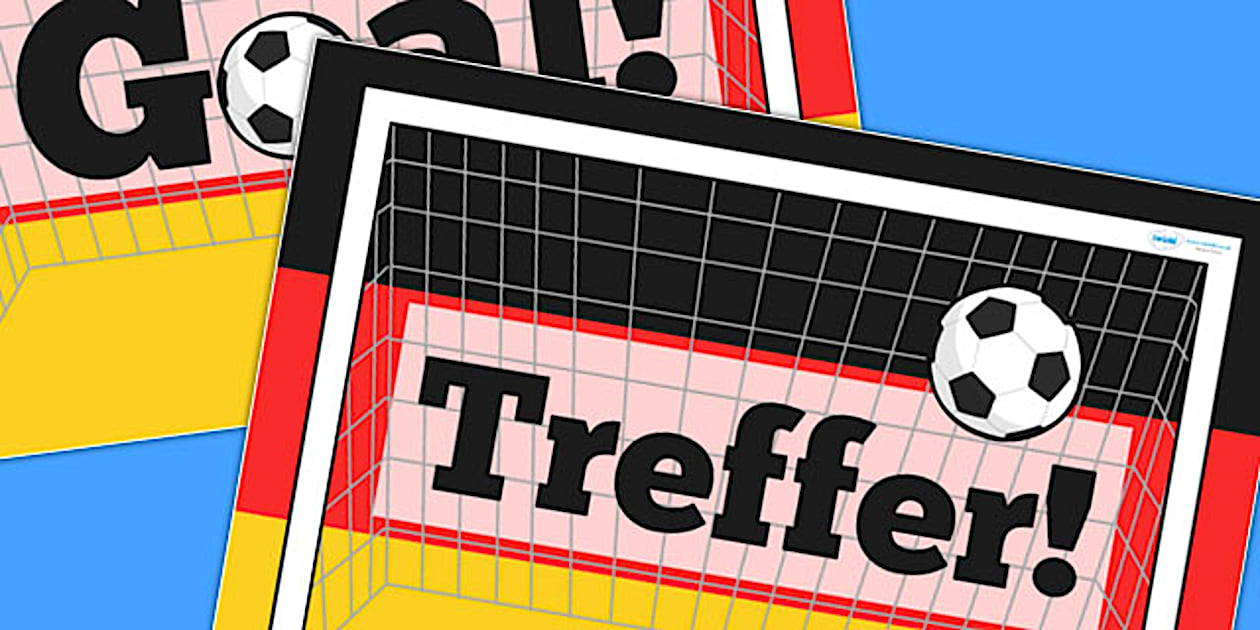 German Goal Display Poster