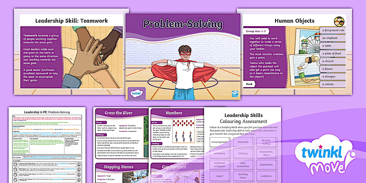Twinkl Move Y6 Leadership in PE: Lesson 5 - Problem-Solving