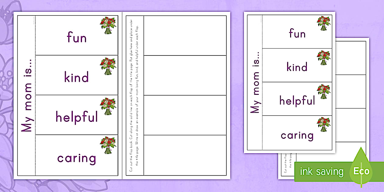 Mother's Day Flap Book | Educational Resources | Twinkl USA