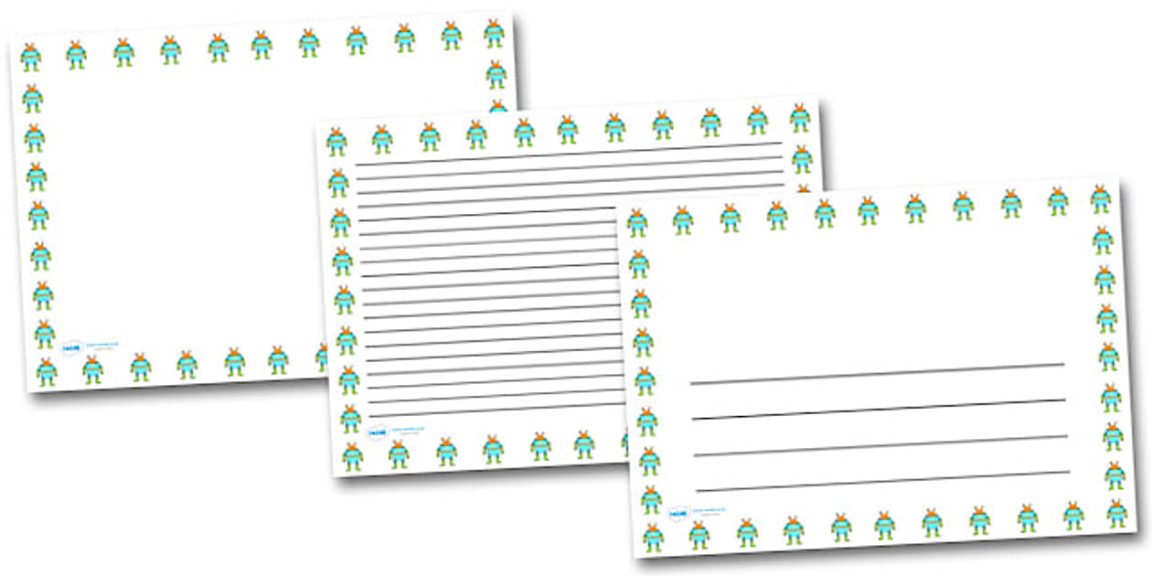 Alien Landscape Page Borders- Landscape Page Borders