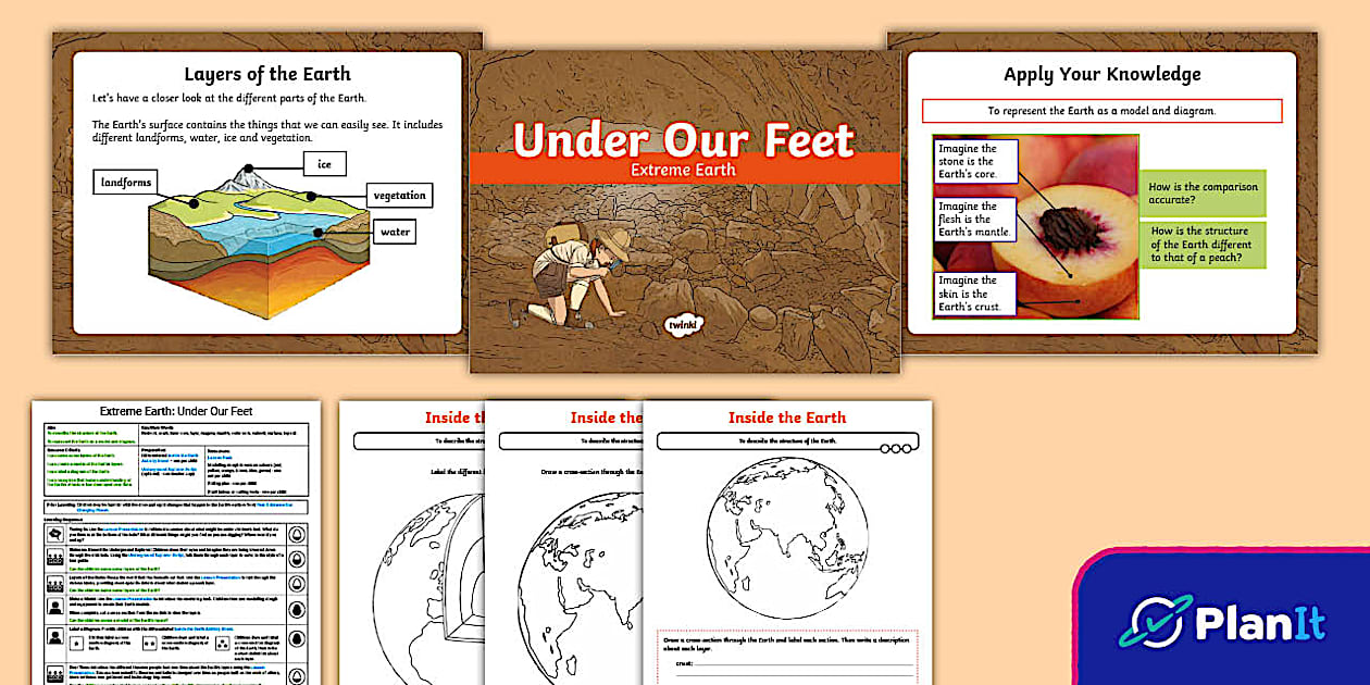 Year 6 Science Extreme Earth: Under Our Feet - Twinkl