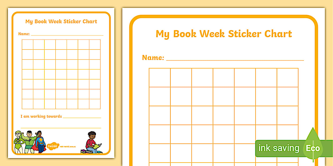 NSW Book Week Sticker Reward Charts (teacher made) - Twinkl