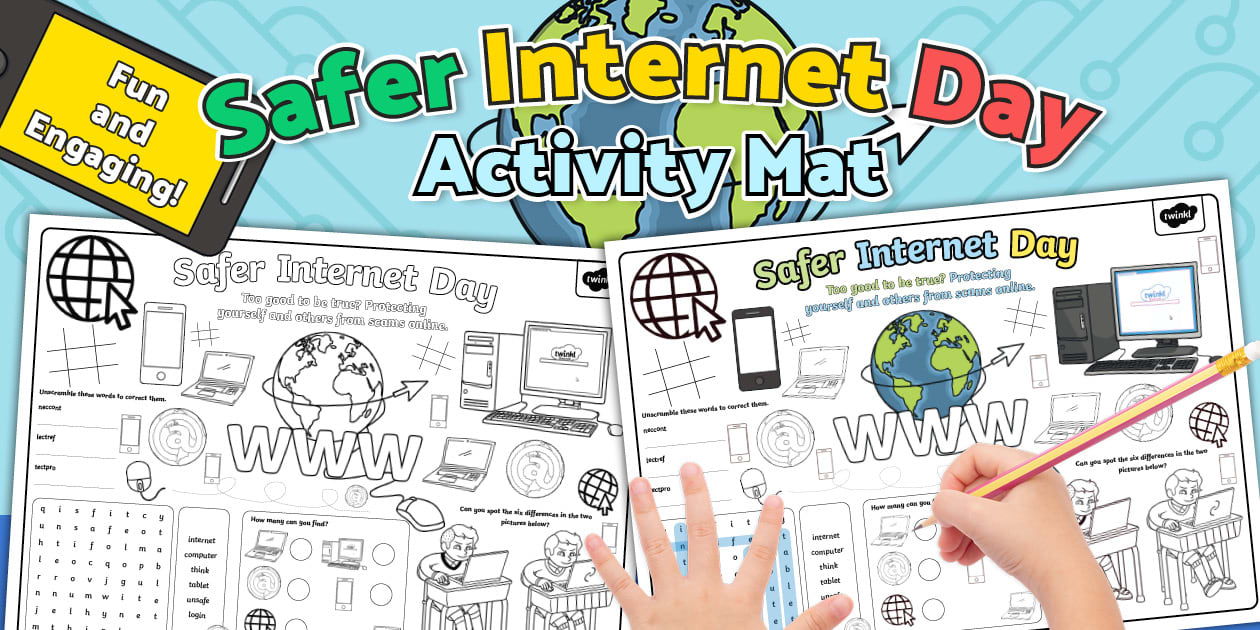 Safer Internet Day Activity Mat F-2