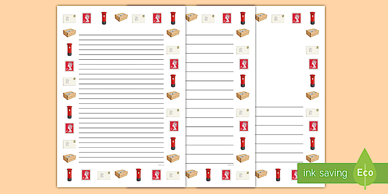 Post Office Full Page Borders (teacher made) - Twinkl