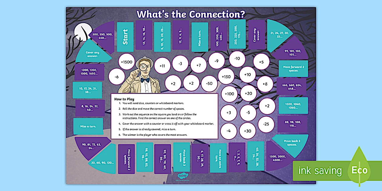 VIC What's the Connection? Board Game (teacher made)