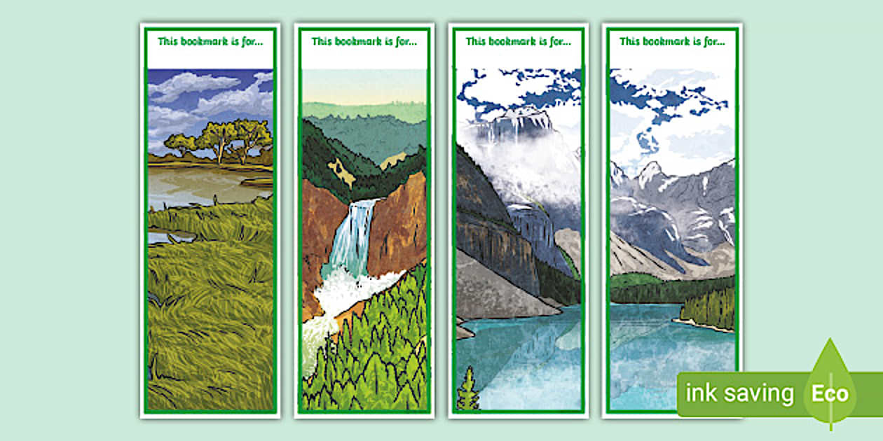 National Park Bookmarks | Primary Resources | Twinkl