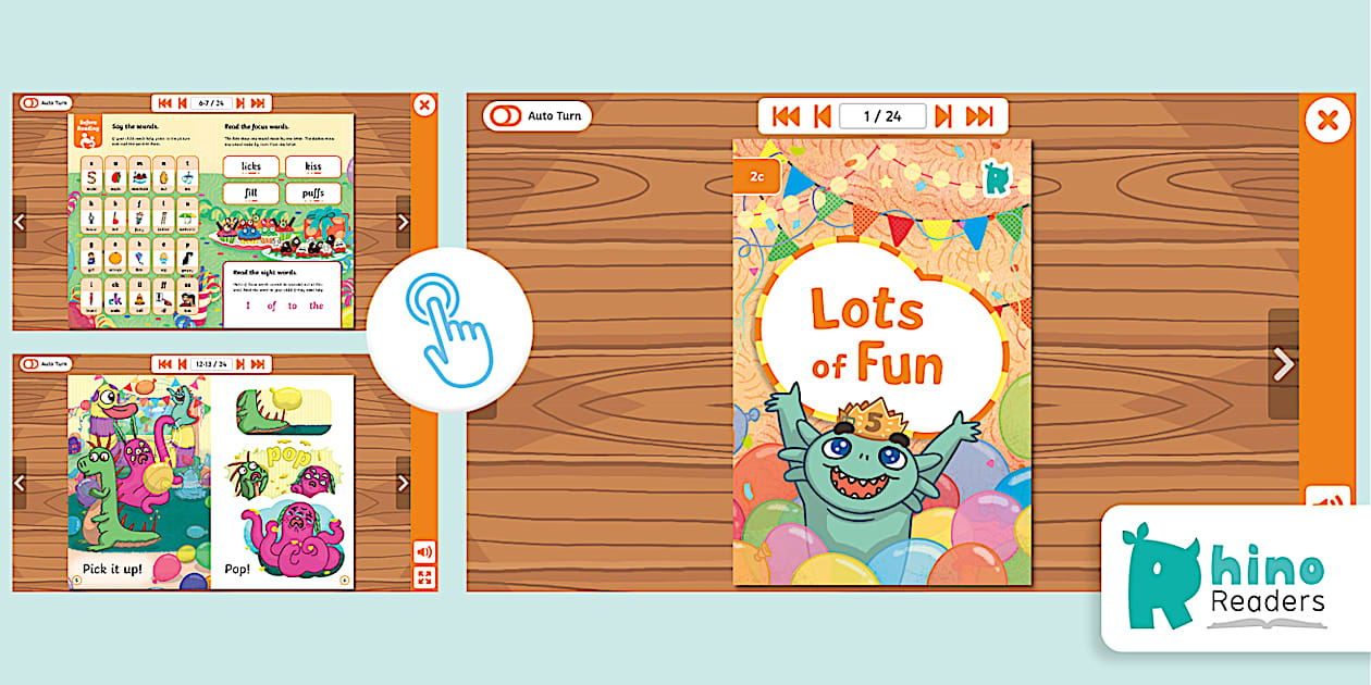 Level 2c Decodable Readers: Lots of Fun (teacher made)