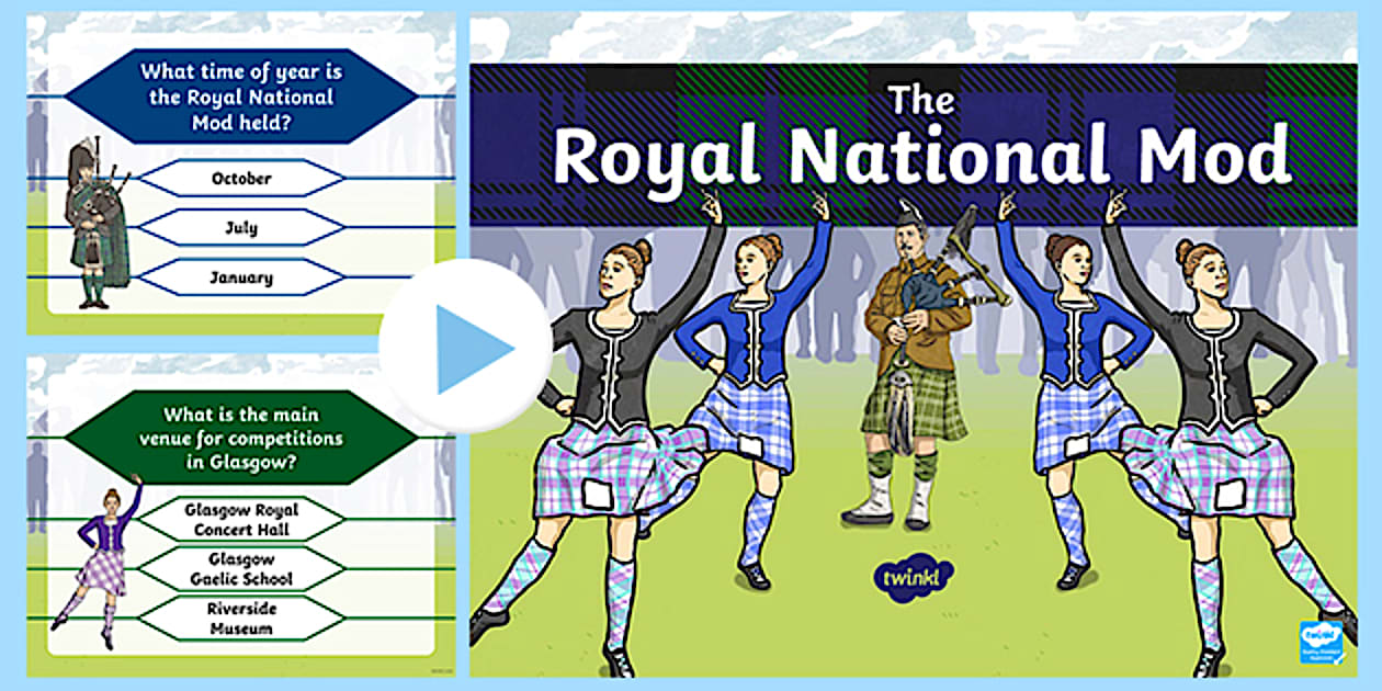 The Royal National Mod Quiz PowerPoint (teacher made)