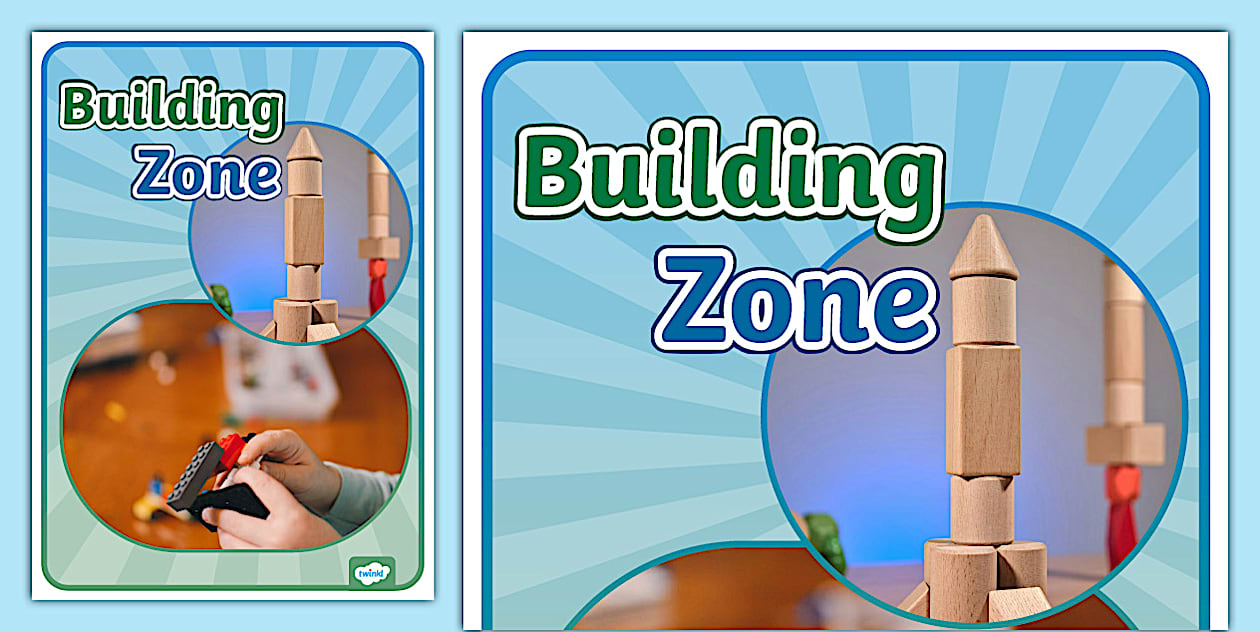 Building Zone Photo Display Poster (teacher made) - Twinkl