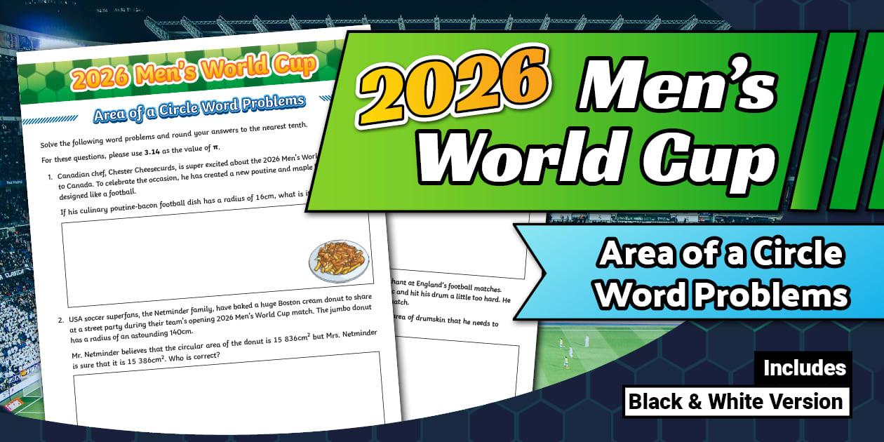 2026 Men’s World Cup Math Activity