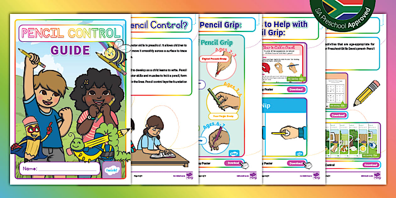 Preschool: Pencil Control Guide (teacher made) - Twinkl