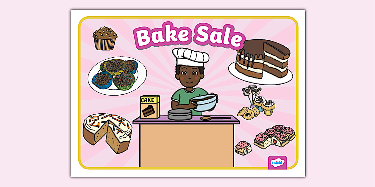 Bake Sale Display Poster