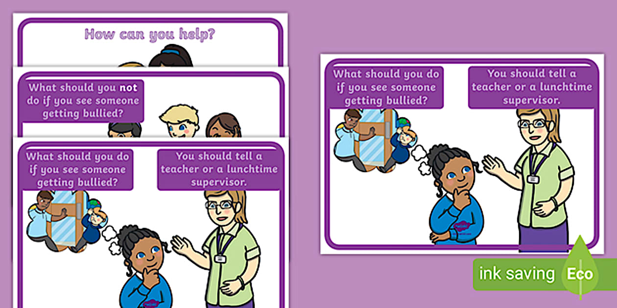 What To Do If You See Bullying Display Posters - Twinkl
